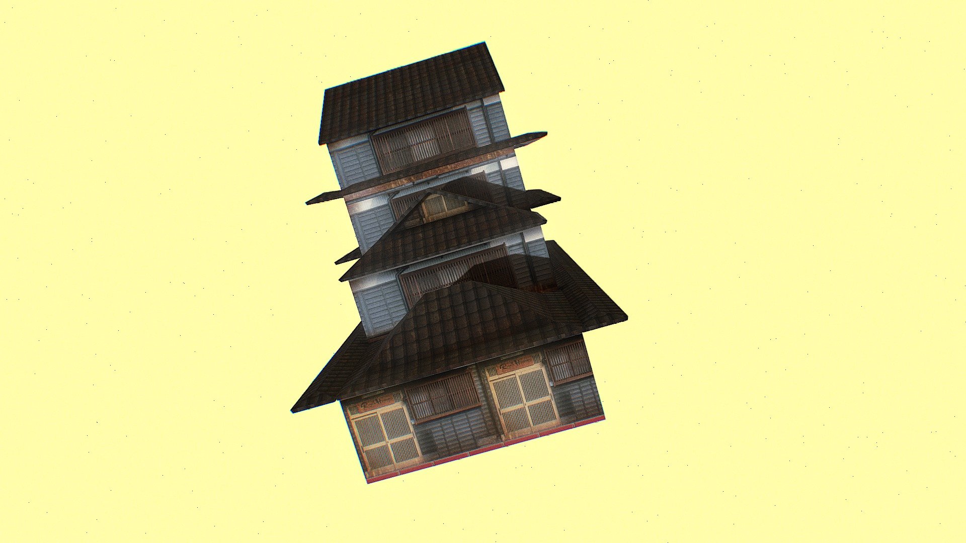Edo/Traditional Shogun Mansion - 3D model by Kasuuuu [bd1b243] - Sketchfab