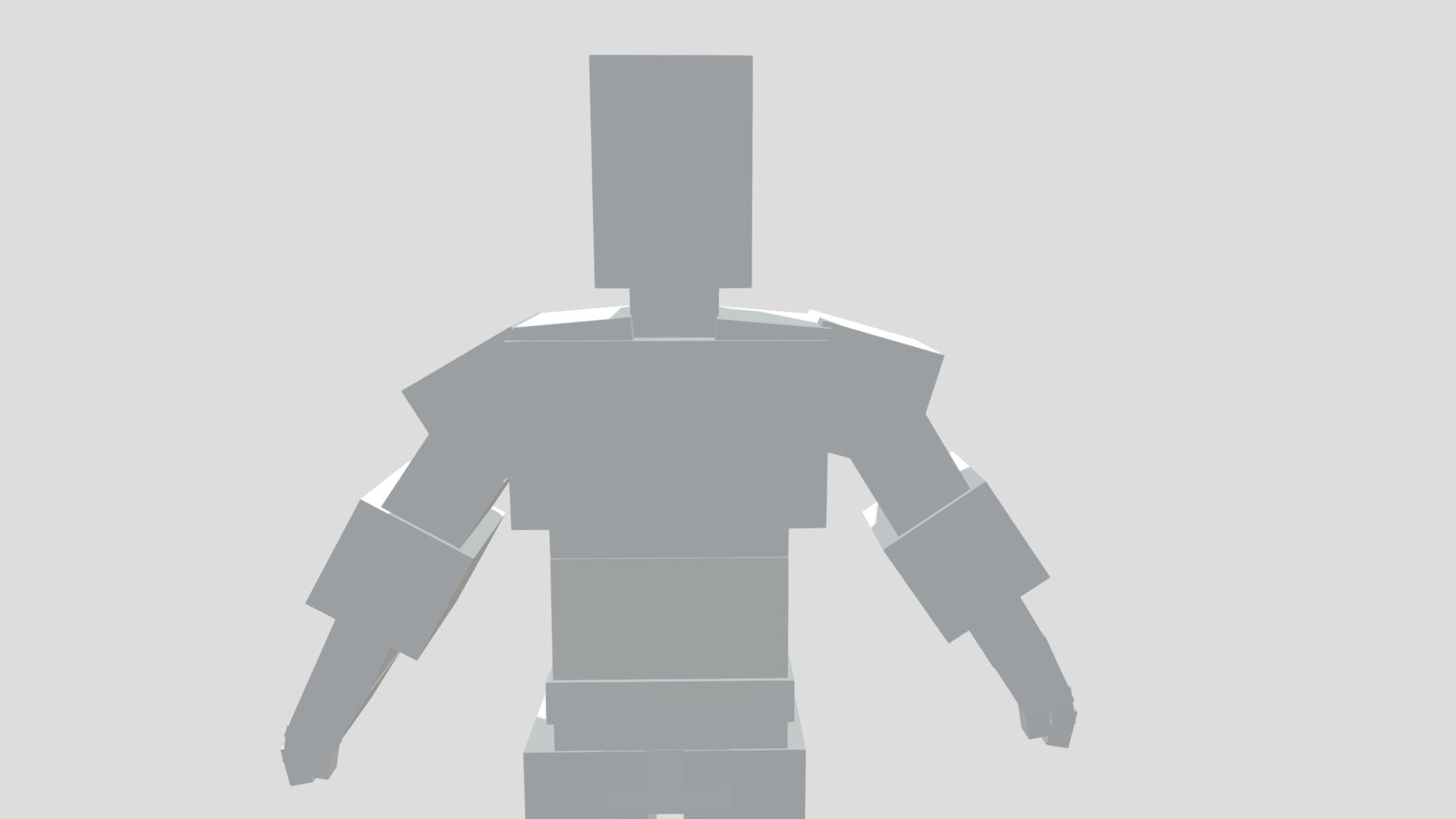 Untextured Human - Download Free 3D model by LucaID (@lucaioan ...