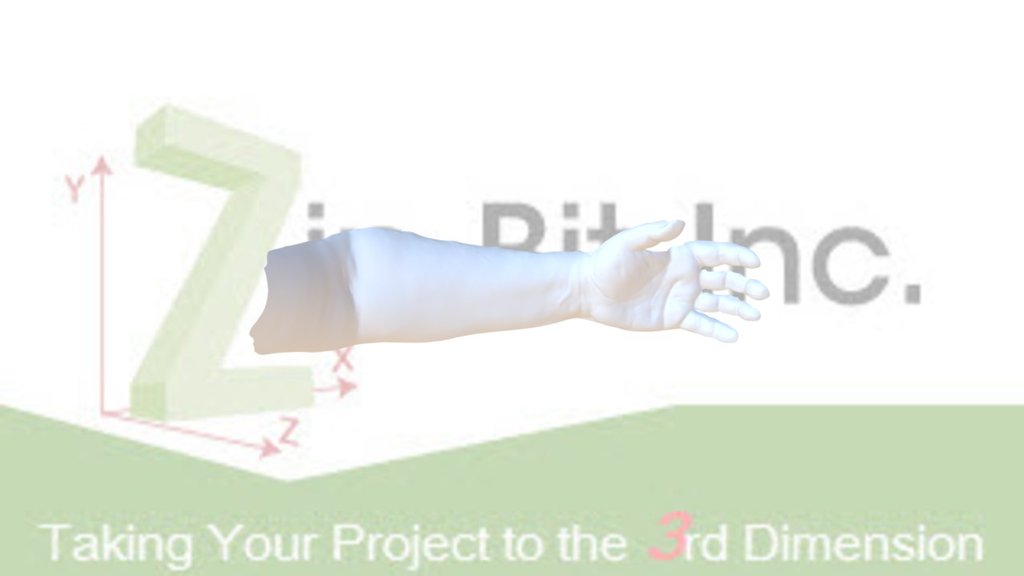 ZBI : Self 3D Scan | Model : Arm (left) - 3D model by zip-bit [bd1c2d1 ...