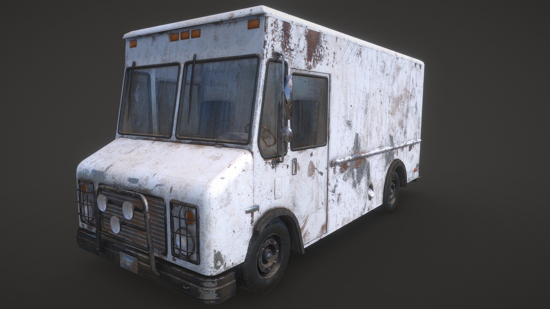 Old Rusty Step-van - 3D model by myactyindie [bd210d3] - Sketchfab