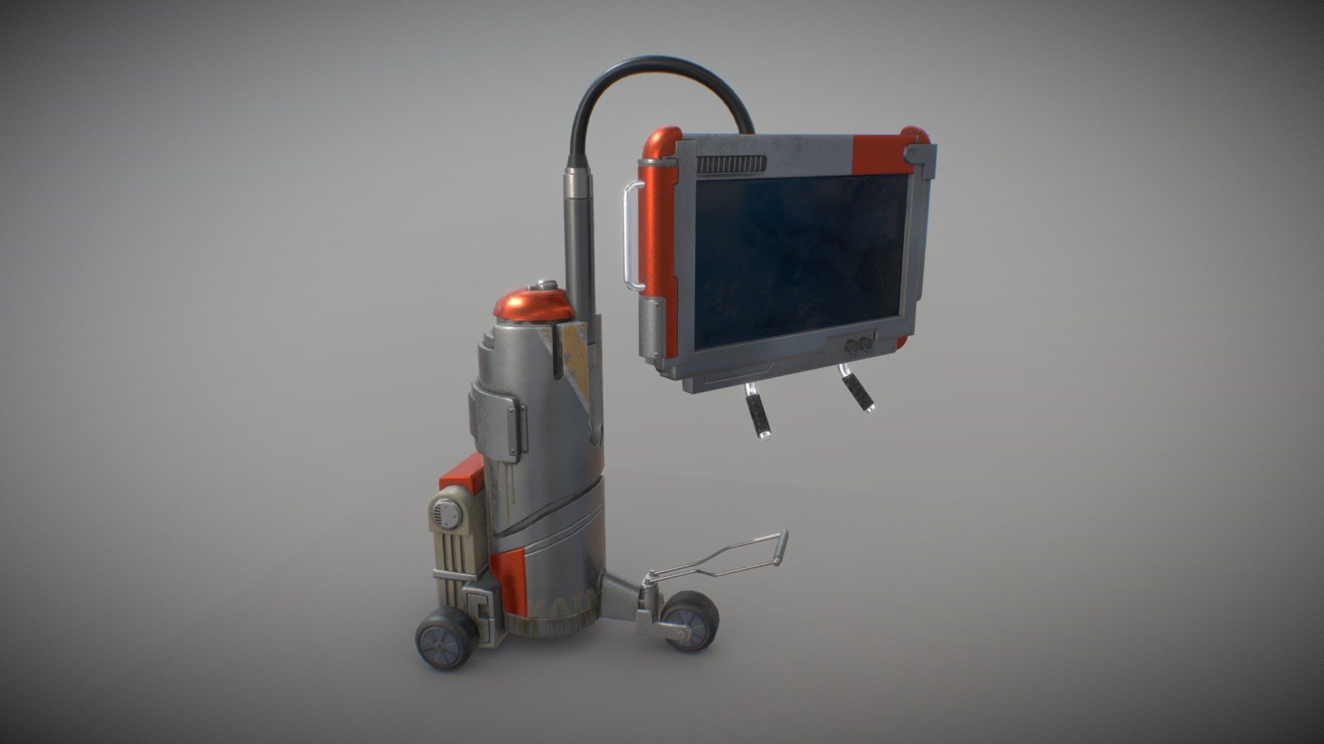 SciFi Monitor - 3D model by Kainkun [bd23498] - Sketchfab