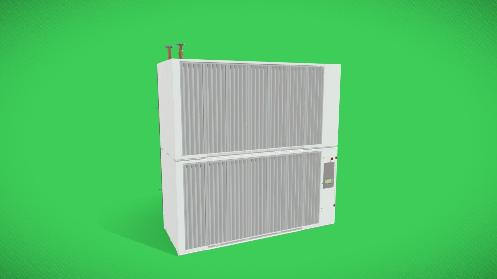 Uniflair front flow, fan wall 200-500kW - 3D model by Schneider ...