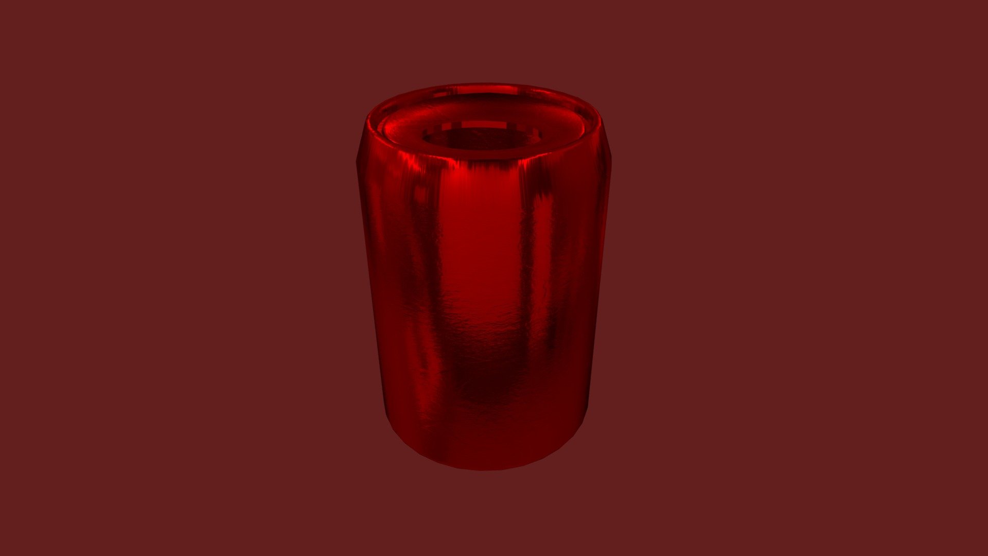 Empty red can without tab - 3D model by rohanspeeltgames [bd2552a ...