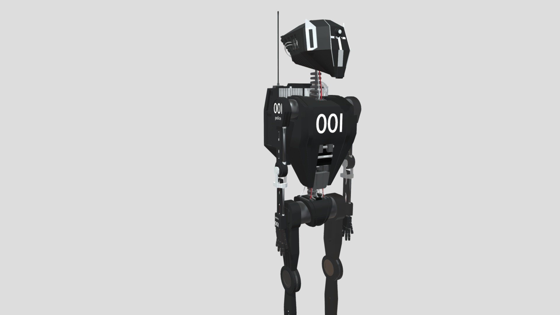 Rob the robot - 3D model by Gabriel Kral (@gabrielkral) [bd25742 ...