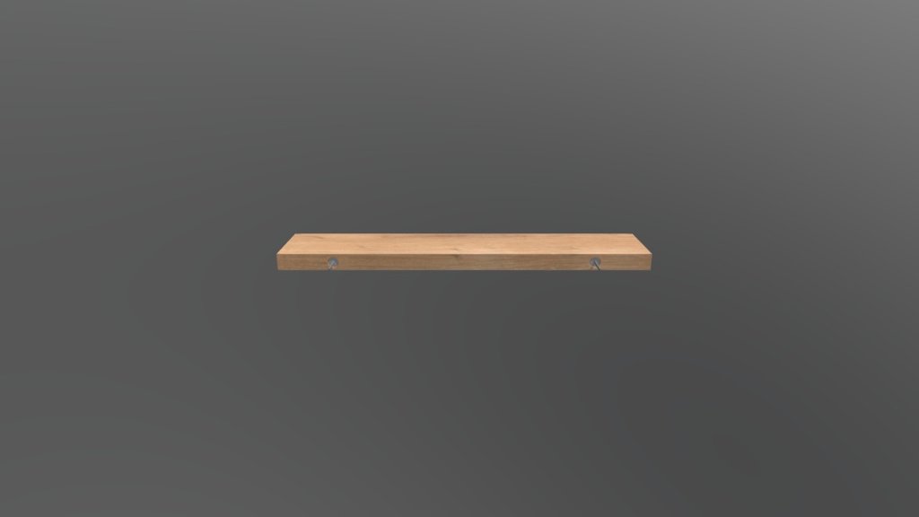 Solid Oak Floating Shelf - Download Free 3D model by BespOak Interiors ...