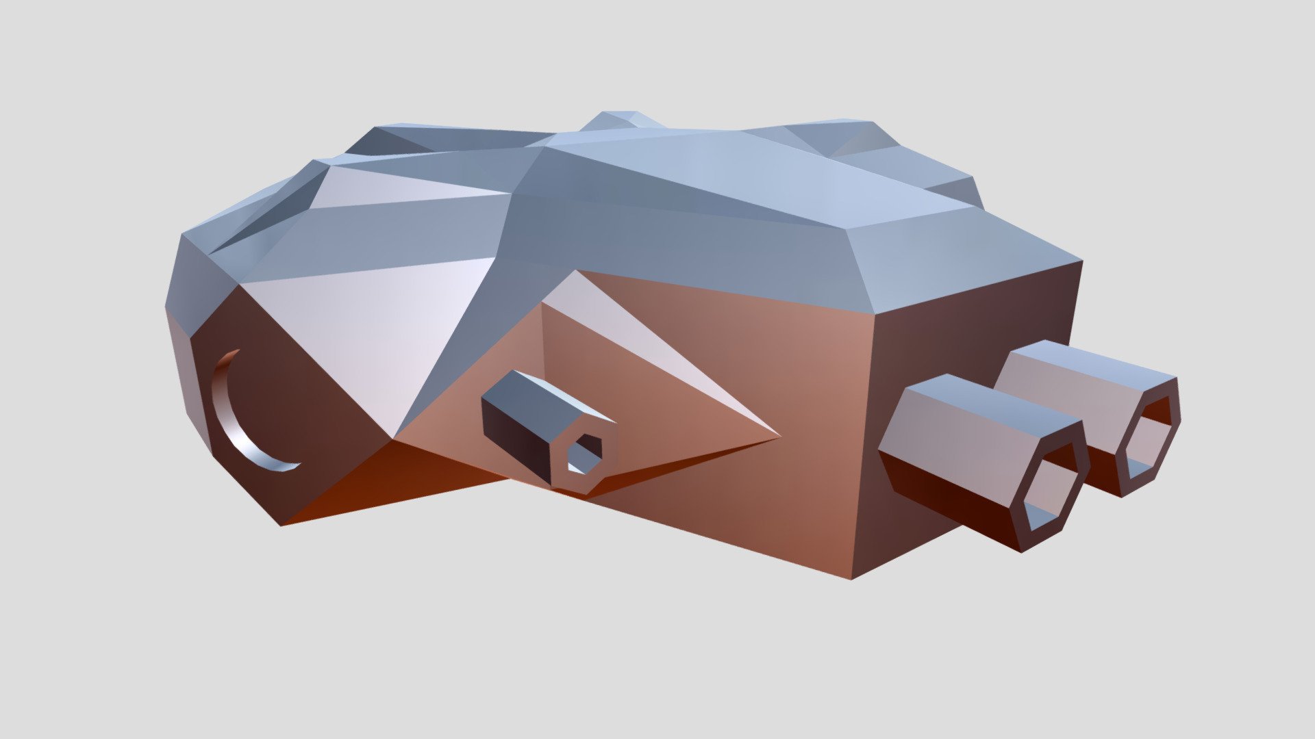 Low Poly Shooter Ship - Download Free 3D model by Trockk (@Timrockk ...