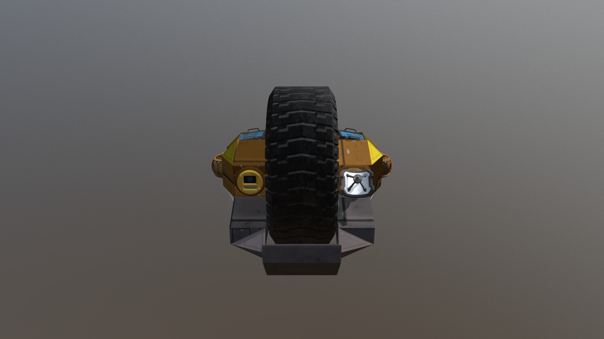 Mono Wheel Drone - Download Free 3D model by MrHohenheim [bd268ff ...
