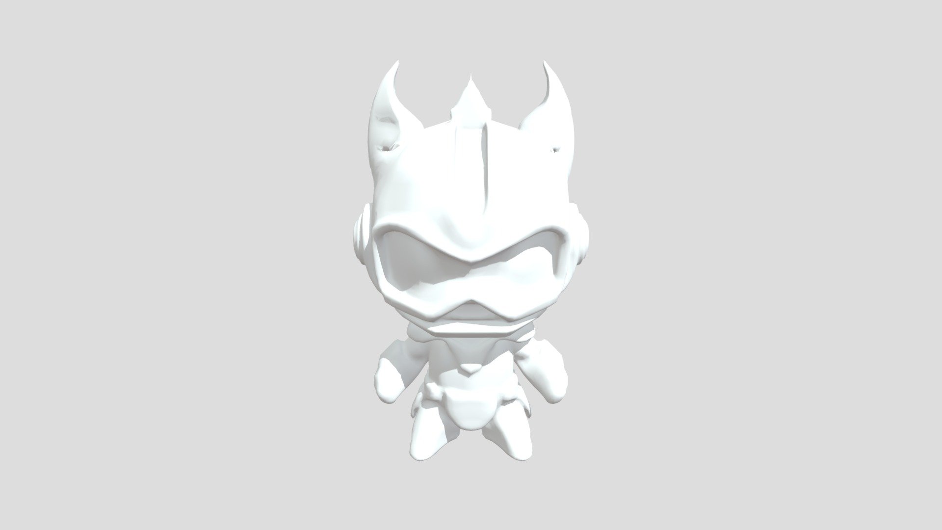 Chibi Superhero - Flame Guardian - 3D model by Brown Star ...