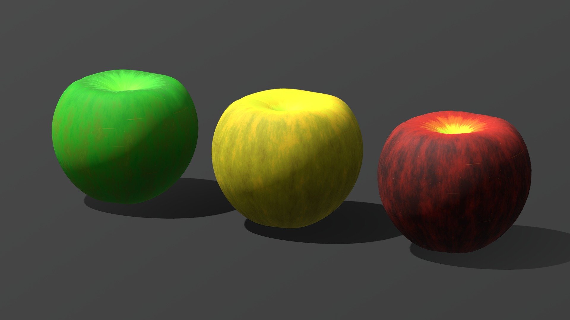 Apples - 3D model by NMCs [bd2b63b] - Sketchfab