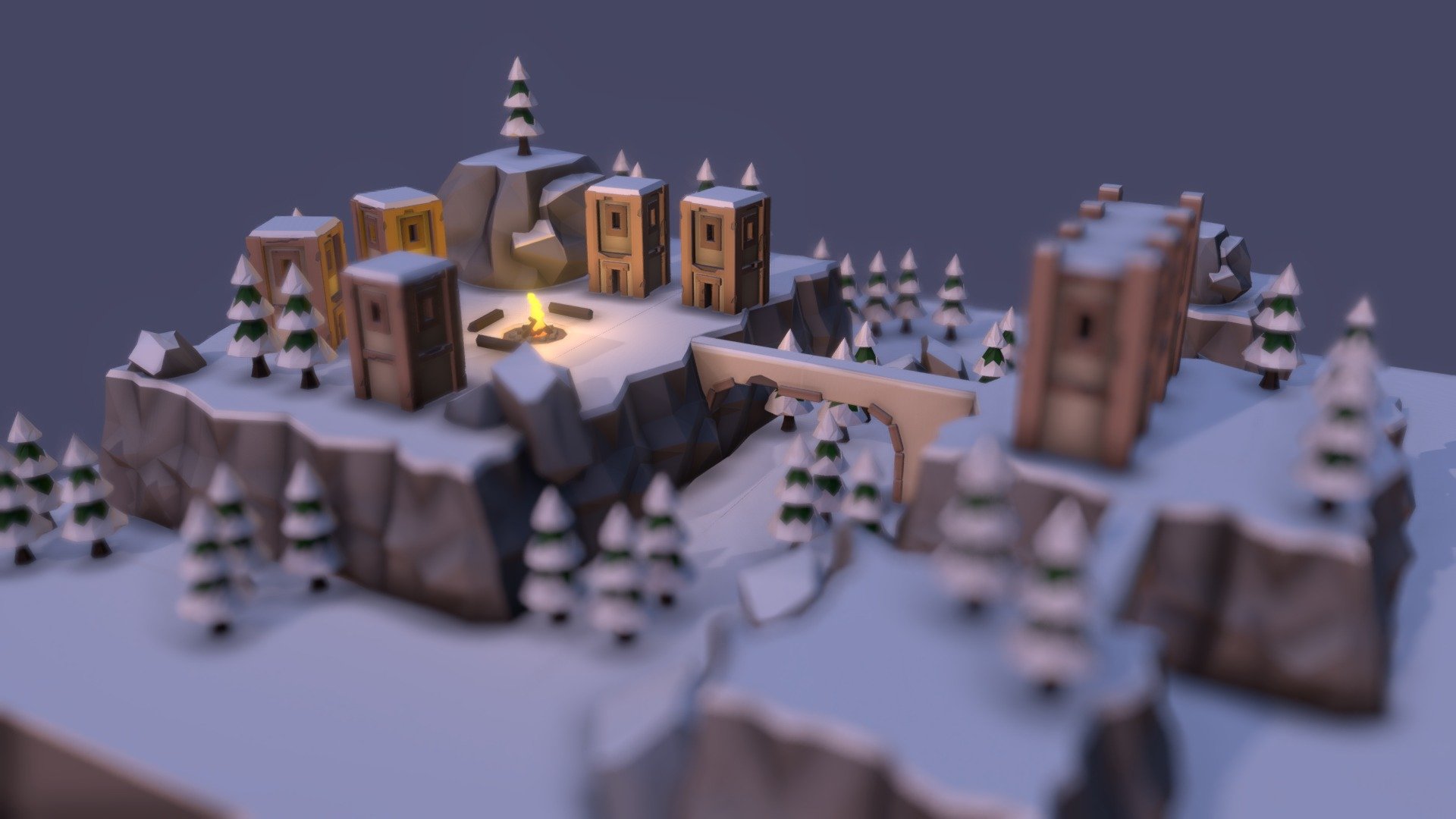 Village - 3D model by Liam Croxford (@LiamCroxford) [bd2db41] - Sketchfab