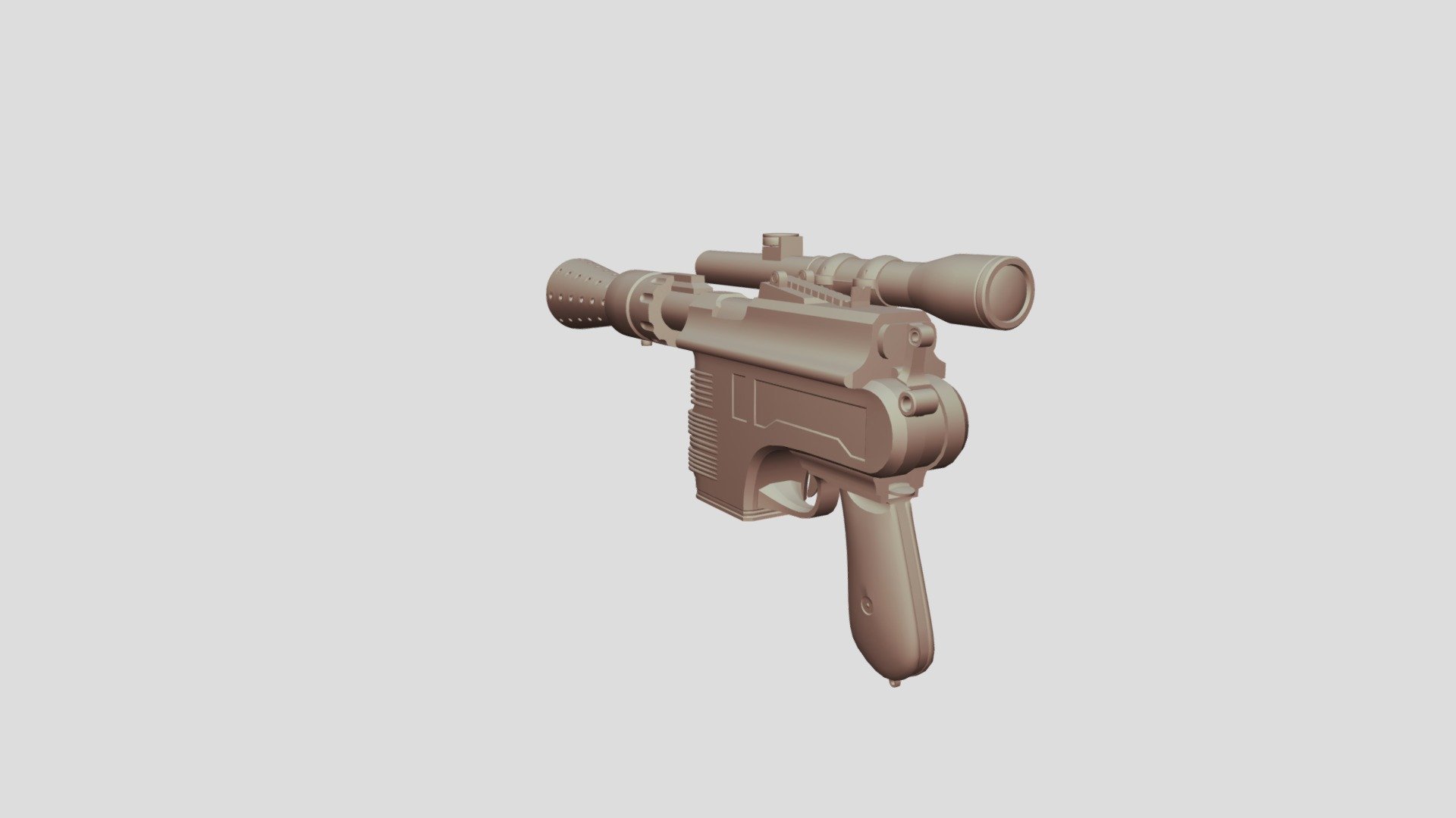 DL 44 Blaster Pistol - 3D model by Aiden Waithe (@AidenWaithe) [bd2f980 ...