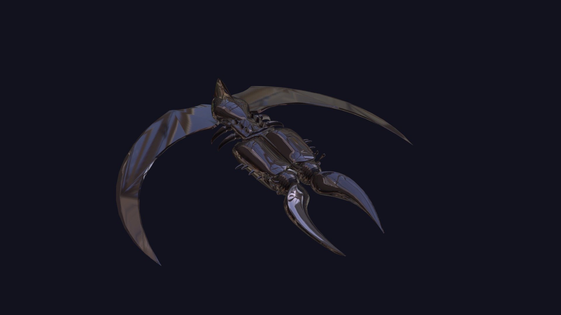 Alien Destroyer - 3D model by cubelight [bd30f6b] - Sketchfab