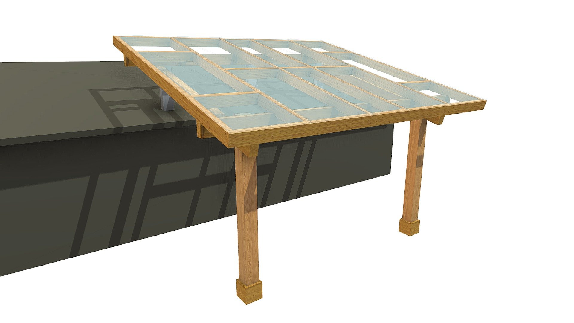 Custom Pergola - Rain Guard - 3D model by Conceptual Engineering - RB ...