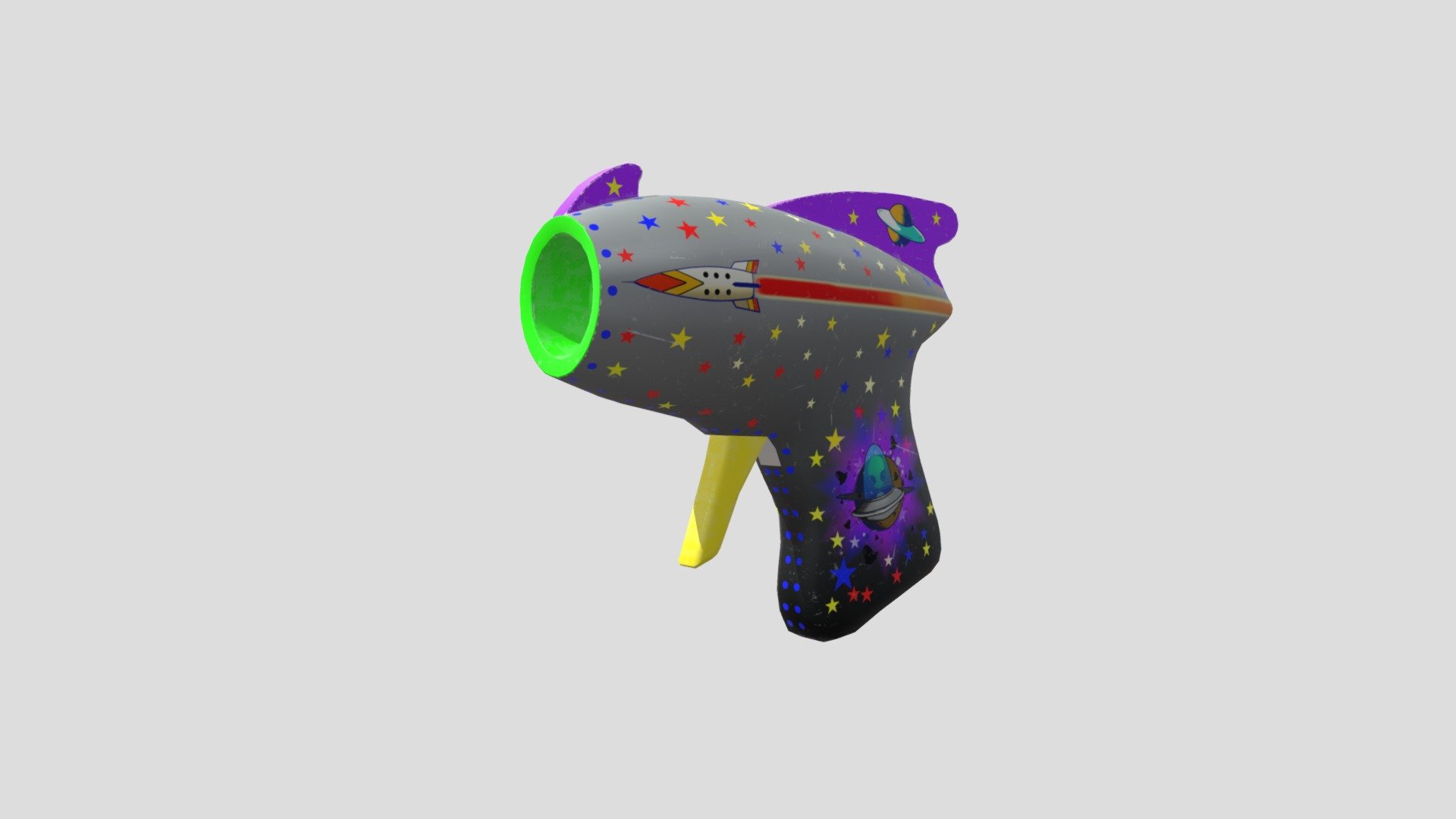 Spacegun - Download Free 3D model by GiuliaM (@Giulia_Militello ...