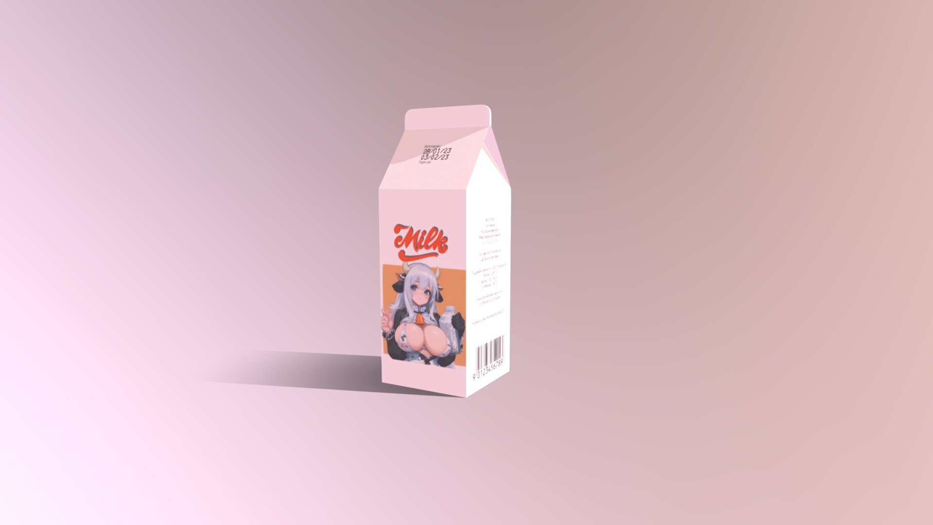 Milk - Download Free 3D model by UncleVeles [bd35b60] - Sketchfab