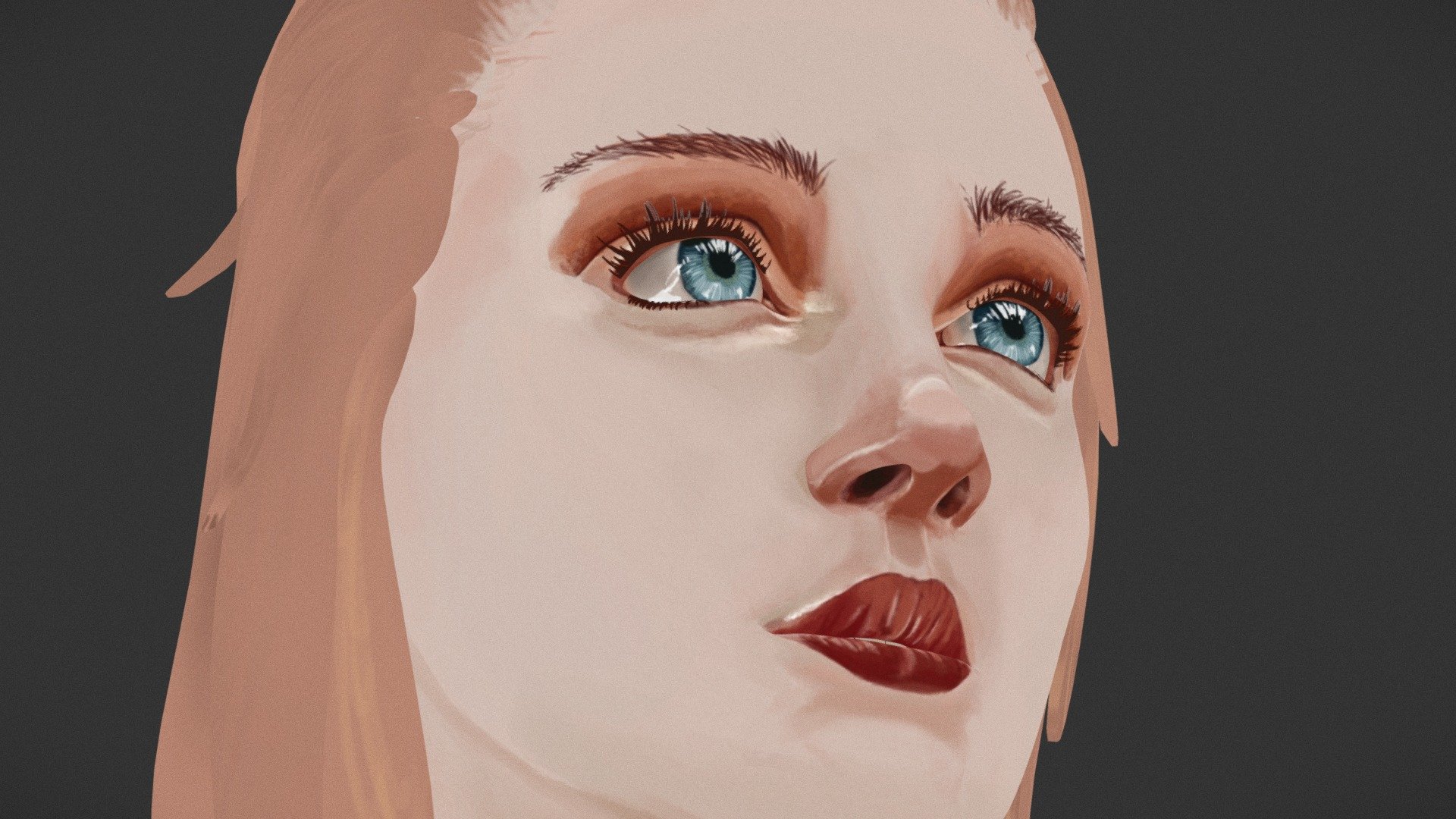 3D Topology and Handpaint texture study - 3D model by ...