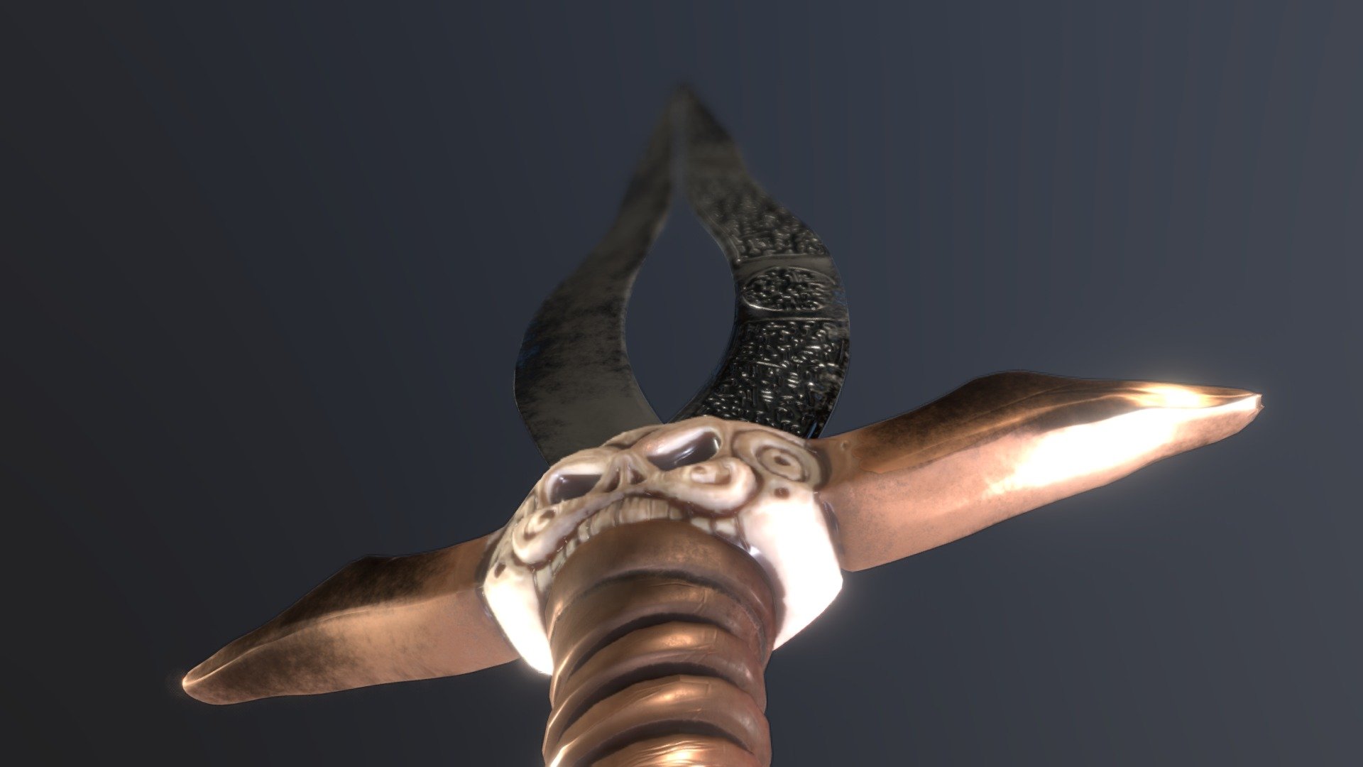 Stylized Fantasy Dagger - 3D model by Murat.Yasin [bd3a3fc] - Sketchfab
