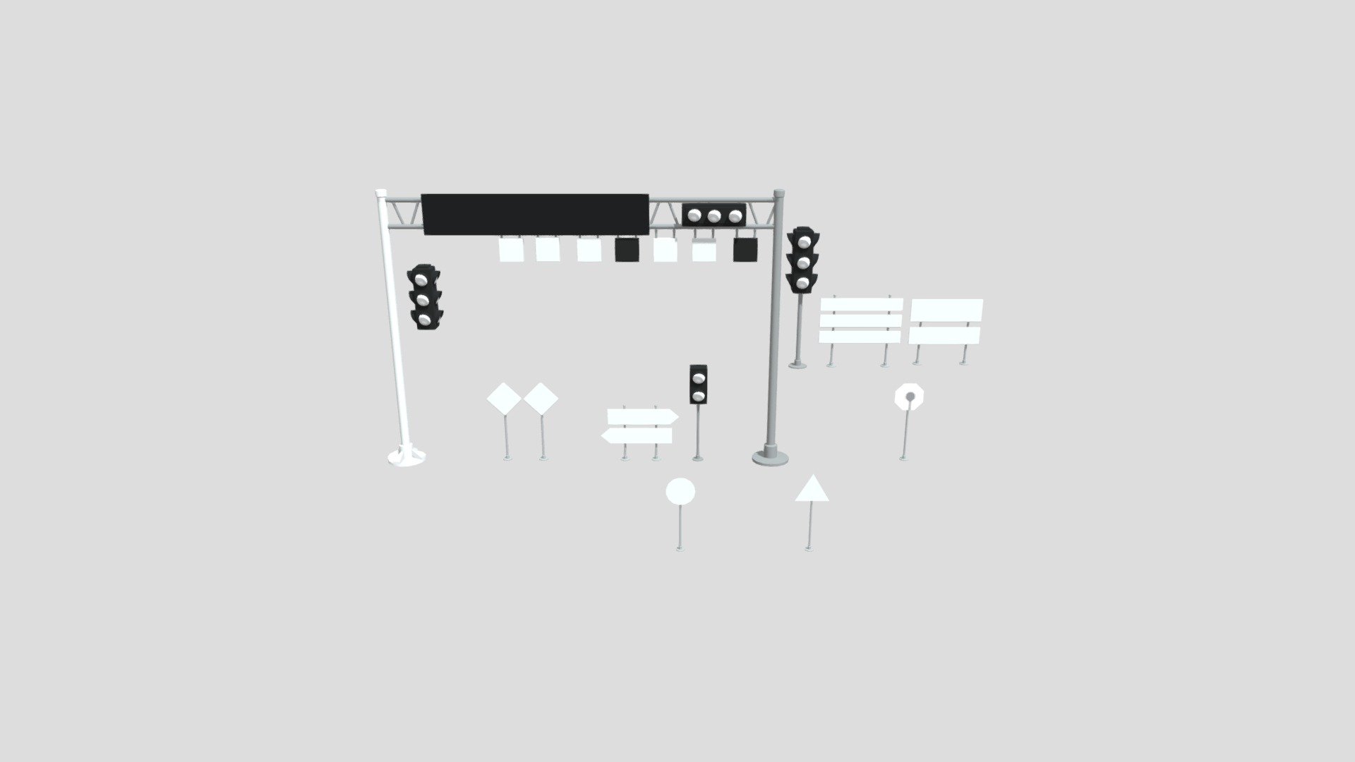 Traffic - 3D model by vijilakshmi873 [bd3c5e0] - Sketchfab