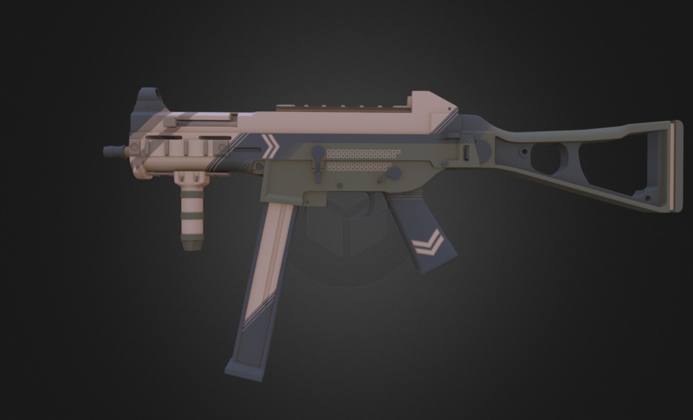 UMP-45 | Corporal - 3D model by SkinsDB.com - CS2 (@csgoitems.pro ...