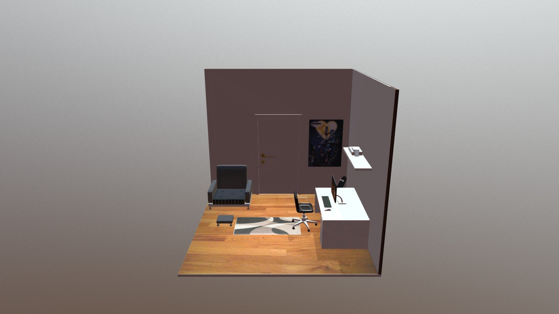 Quarto - Room - 3D model by matheus.cordeiro [bd3dc7d] - Sketchfab