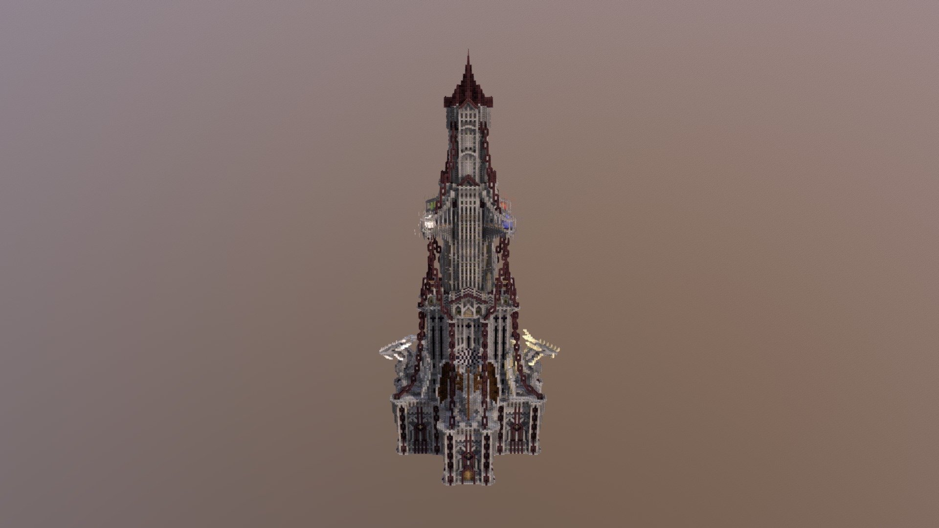 Dragon Tower - 3D model by Gabrusz [bd3debd] - Sketchfab