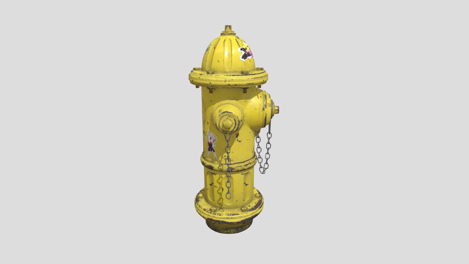 Lowpoly Hydrant - 3D model by fongers18 [bd42699] - Sketchfab