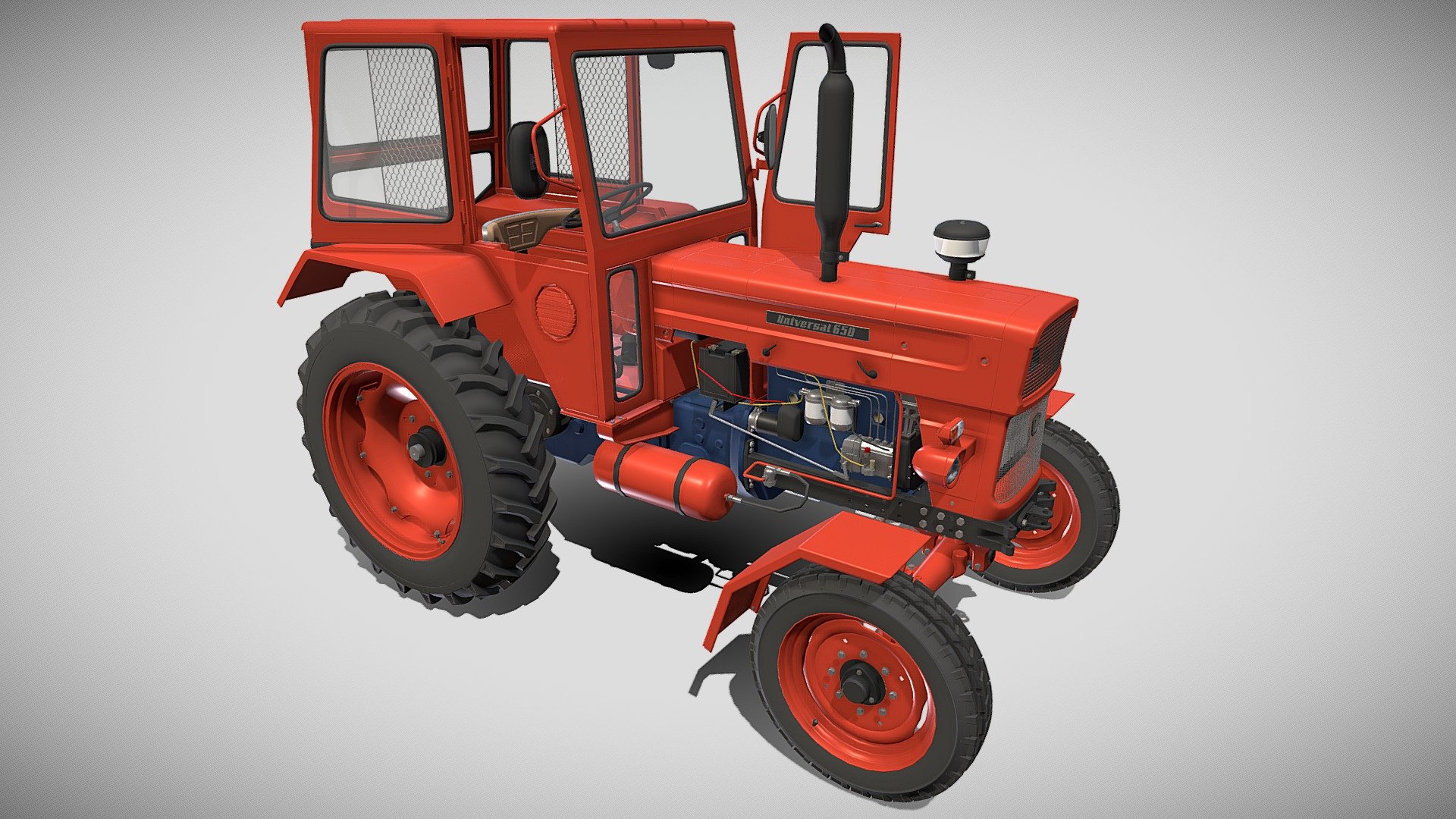 U650 Tractor v2 - Buy Royalty Free 3D model by dragosburian [bd431dd ...