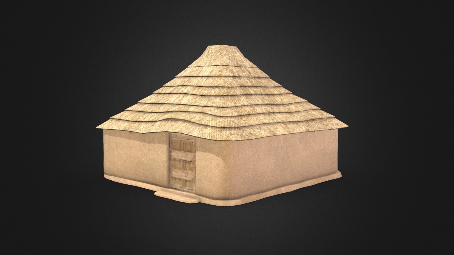 hut house - 3D model by improvekz [bd46f05] - Sketchfab