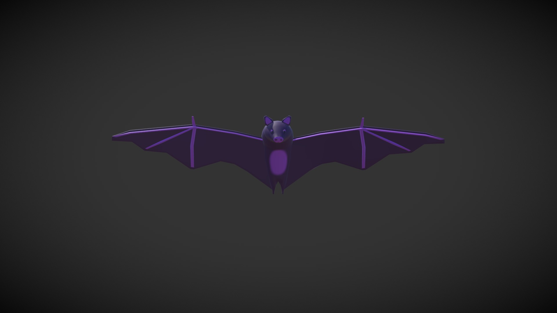Bat - 3D model by Yuliya (@yuliay) [bd47e94] - Sketchfab