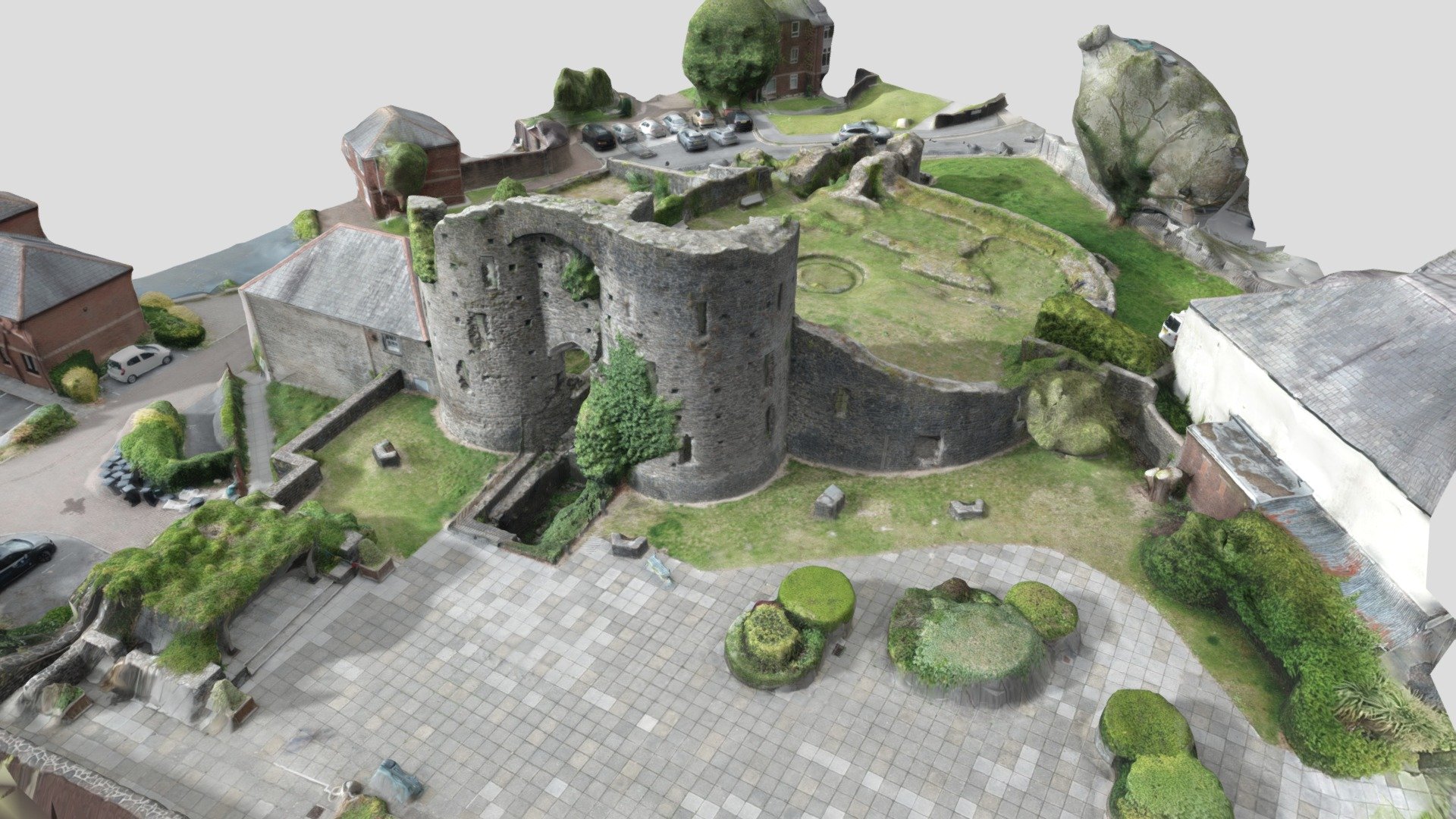 Neath castle - 3D model by rubesart [bd481c4] - Sketchfab