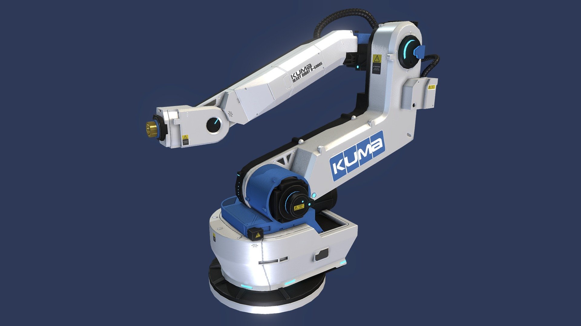 Kuma Industrial Robot - 3D Version - 3D model by Feru (@fernandocamara ...