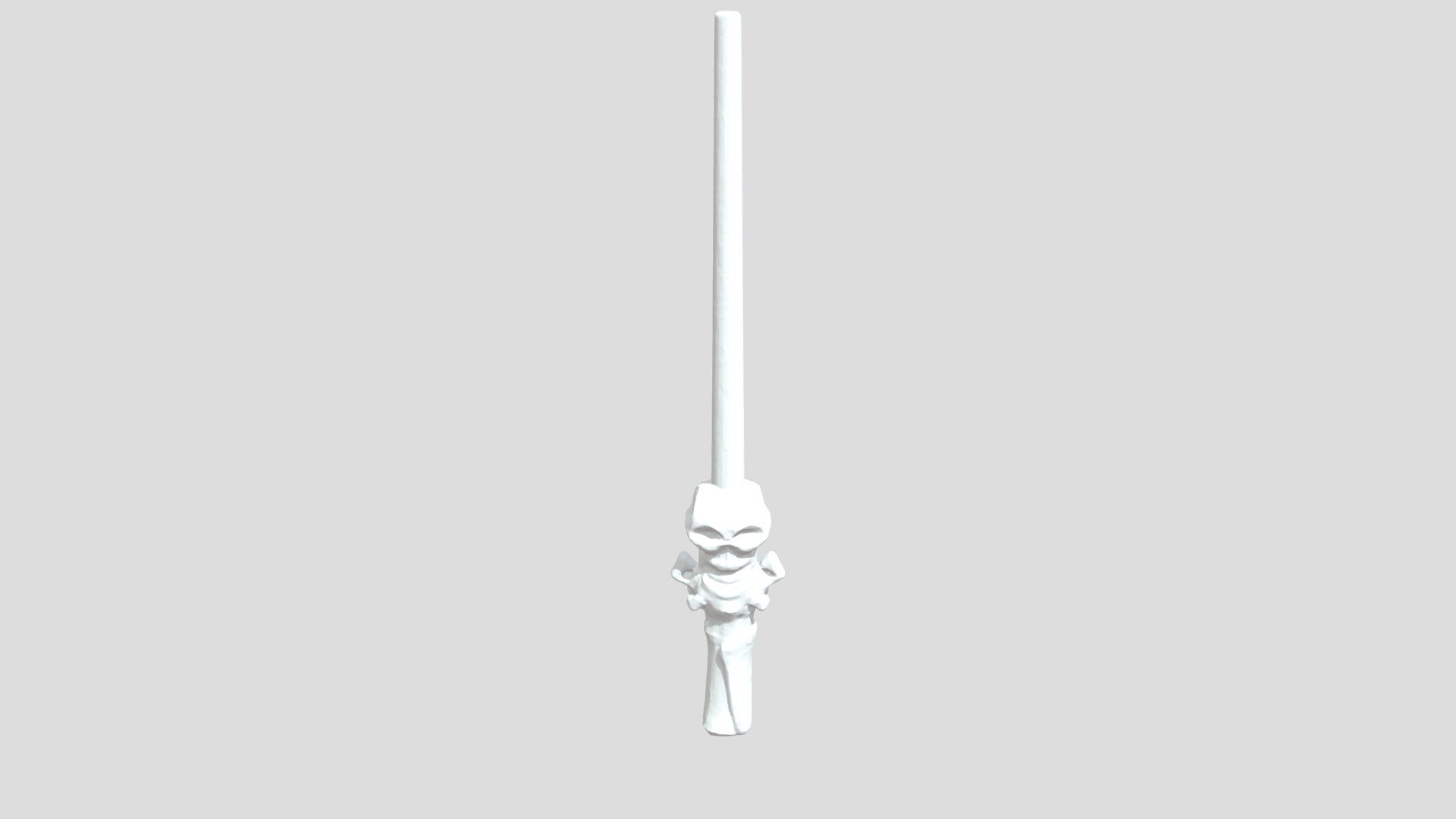 Halloween Skull Wand - Download Free 3D model by bergcj [bd497e7 ...
