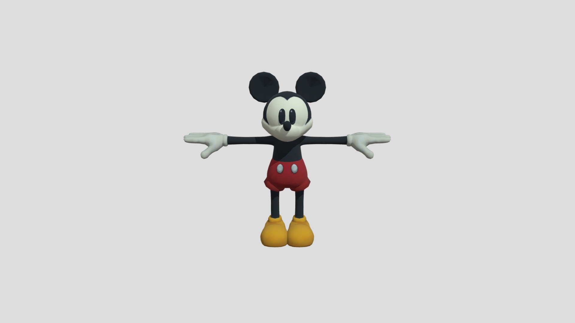Mickey Mouse Dancing Running Man - Download Free 3D model by Renato ...