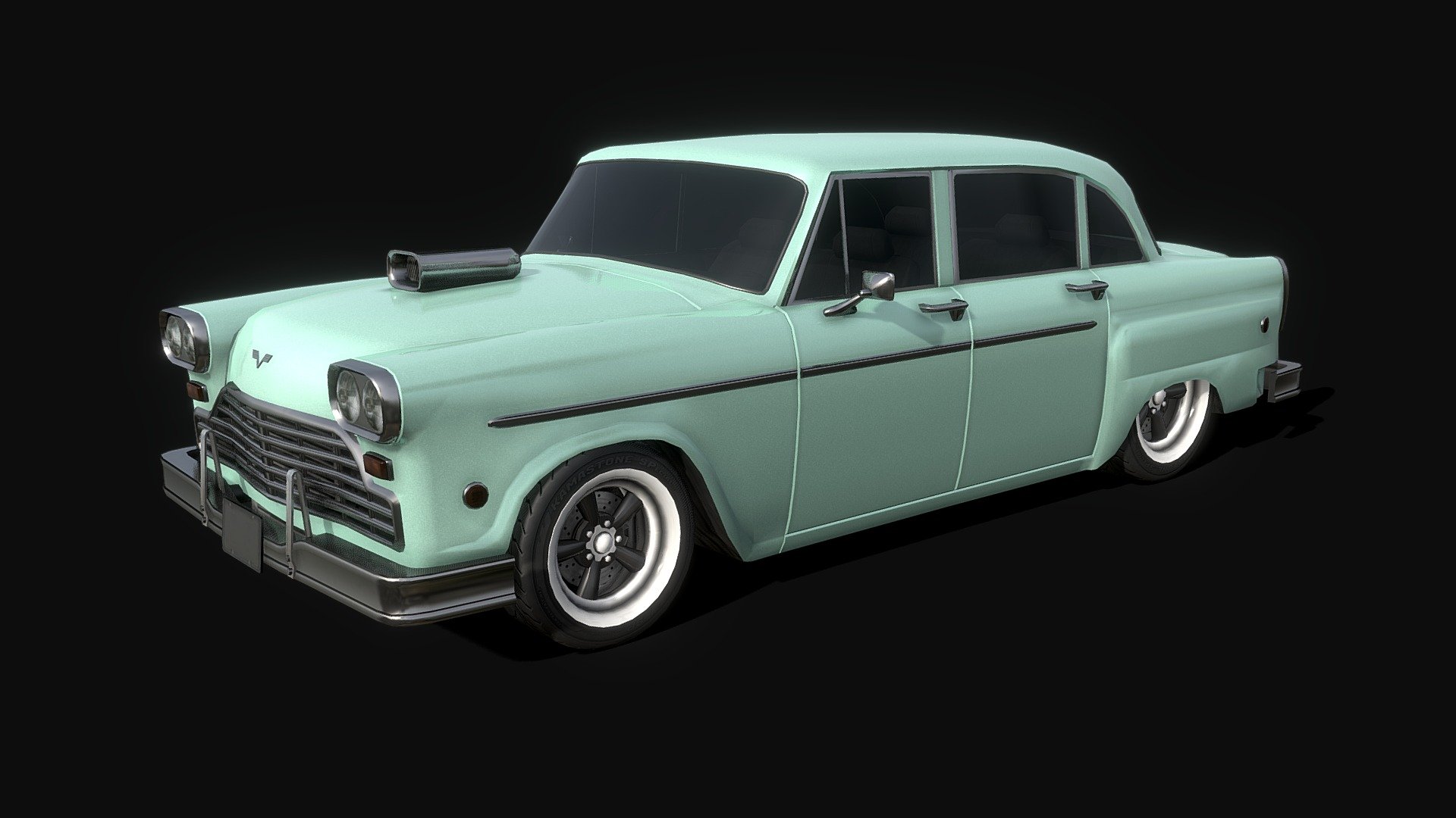 Canyon '75 Custom - Low poly model - Download Free 3D model by Daniel ...