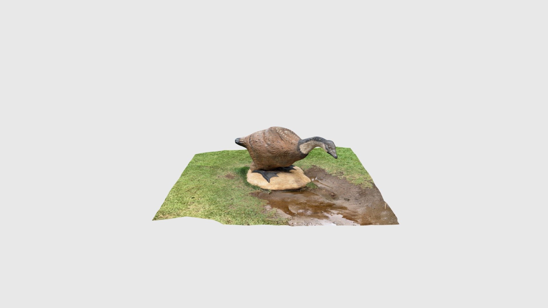 Goose Statue at Bishop Museum, Honolulu - 3D model by Virtual Curation Lab (@virtualcurationlab ...