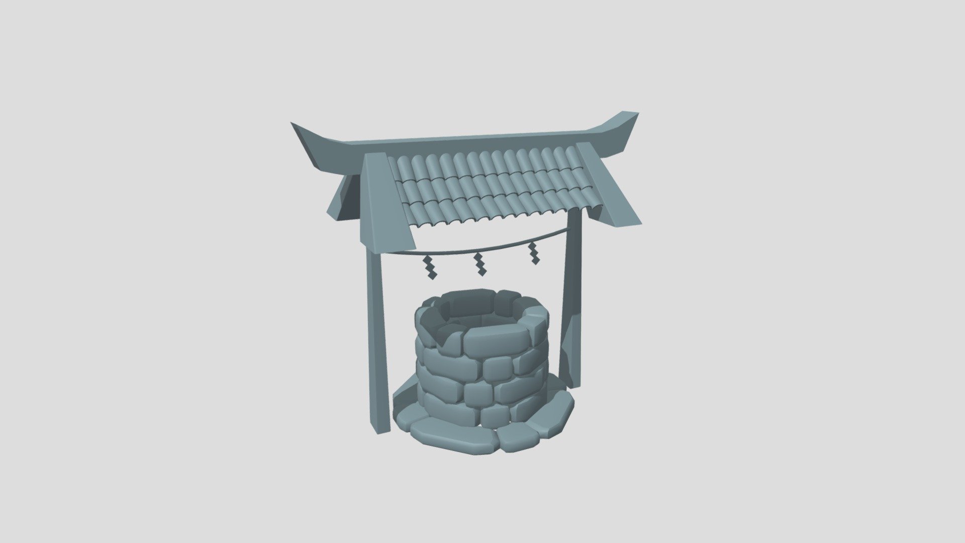 Andre's Japanese Well - Download Free 3D model by ChayK_Lecturer ...