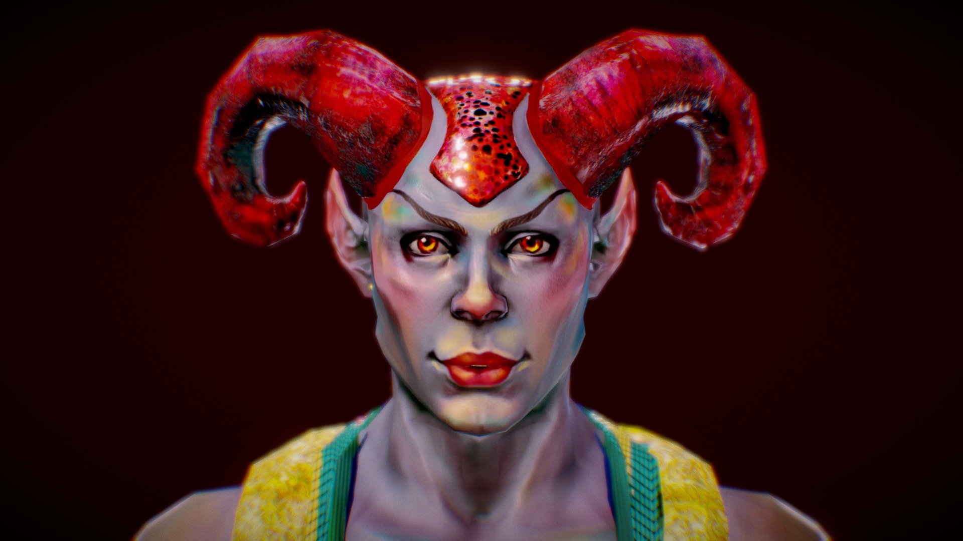 Johnnie Neptune | Glam Rock Demon - 3D model by rosiebird [bd4e132 ...