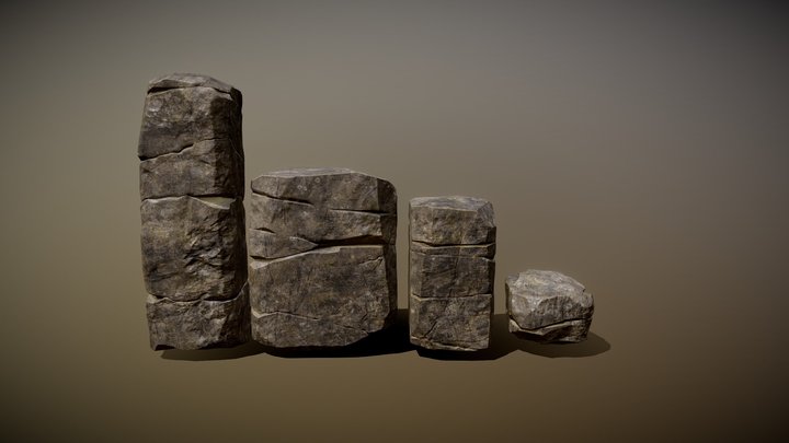 Rock 3D models - Sketchfab