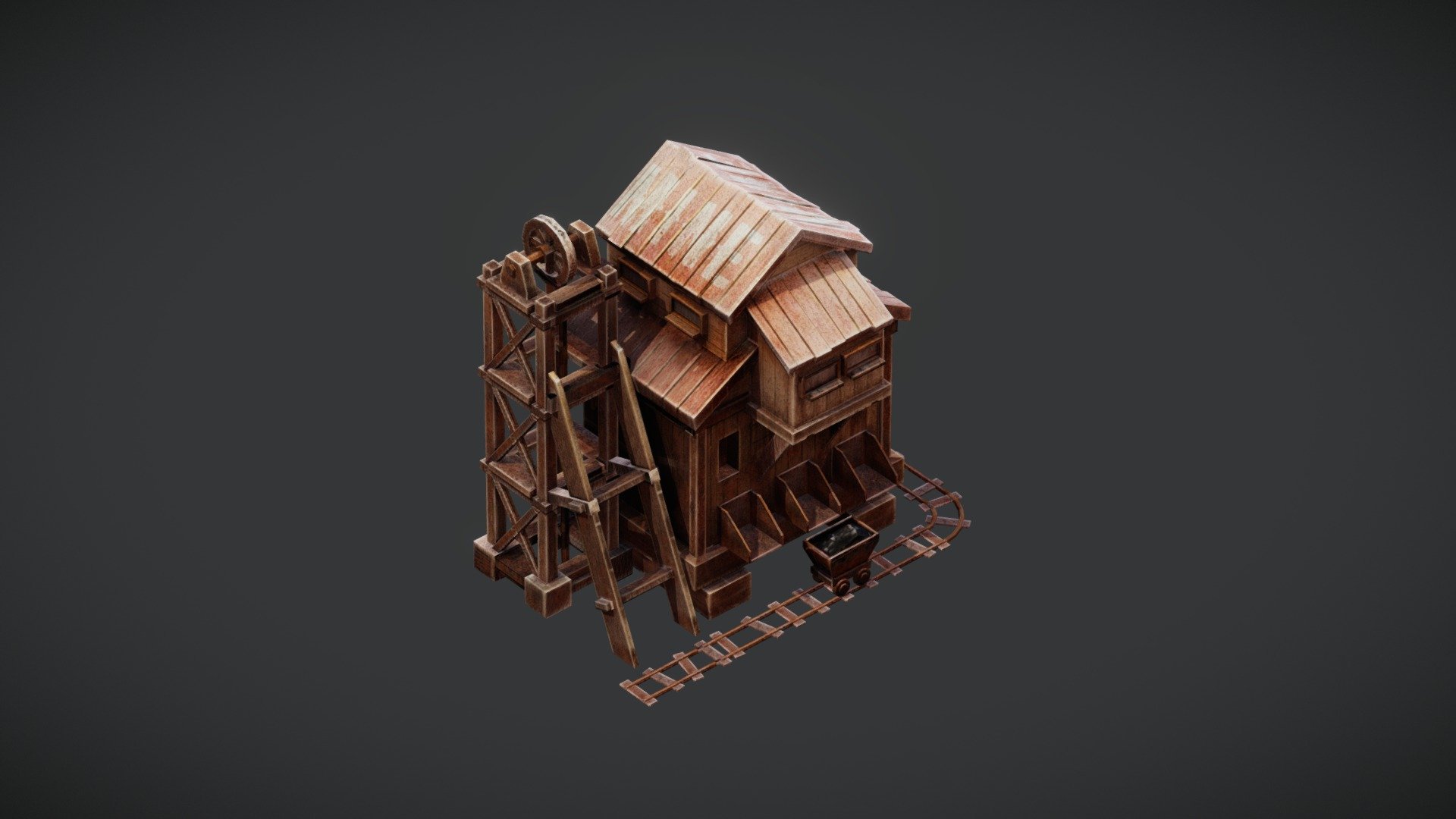 Coal Mine - 3D model by andyone [bd4efab] - Sketchfab
