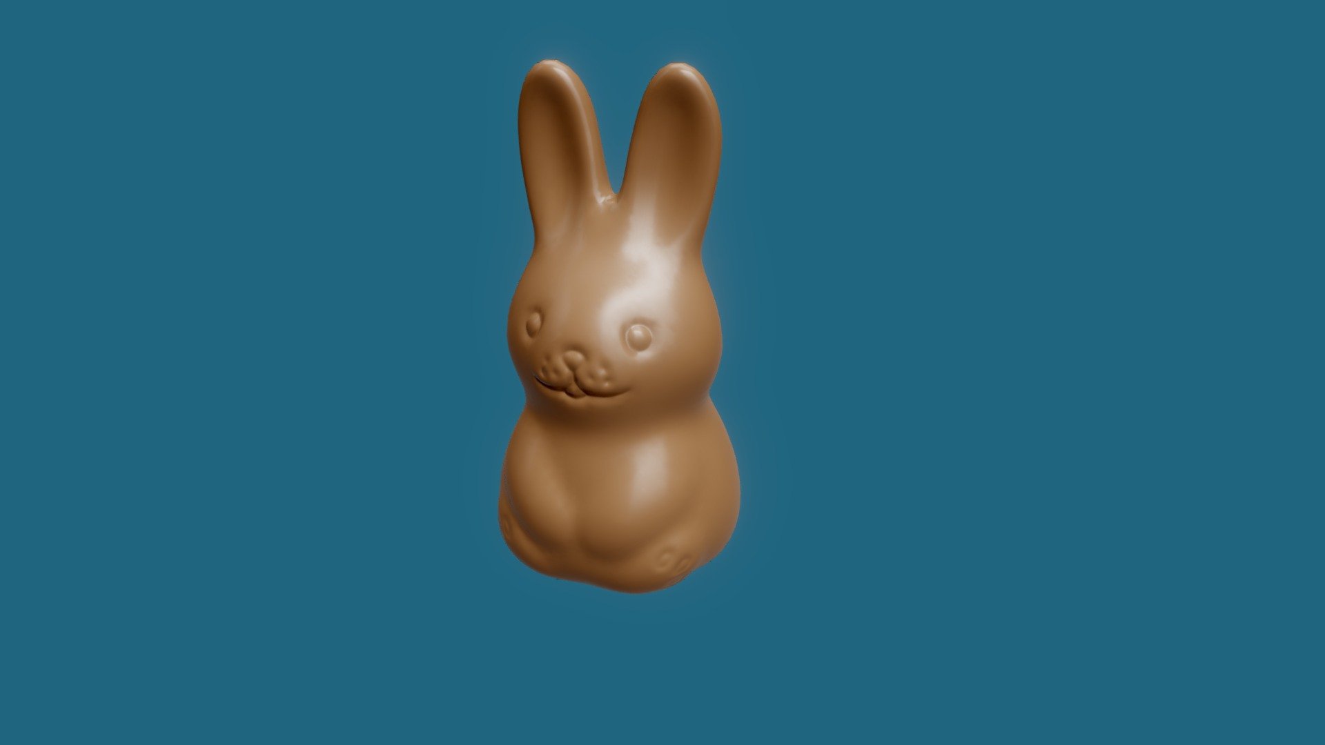 Chocolate Easter Bunny - 3D model by Segun Juan Pedro (@bozzolojp ...