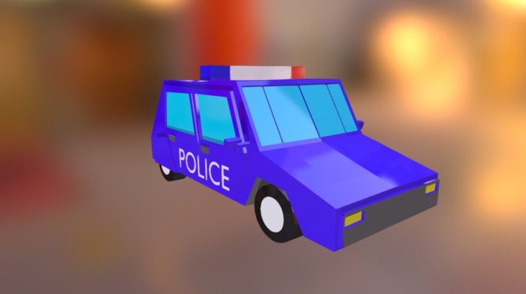 Police Toy Car - 3D model by bolee0 [bd4ff2e] - Sketchfab