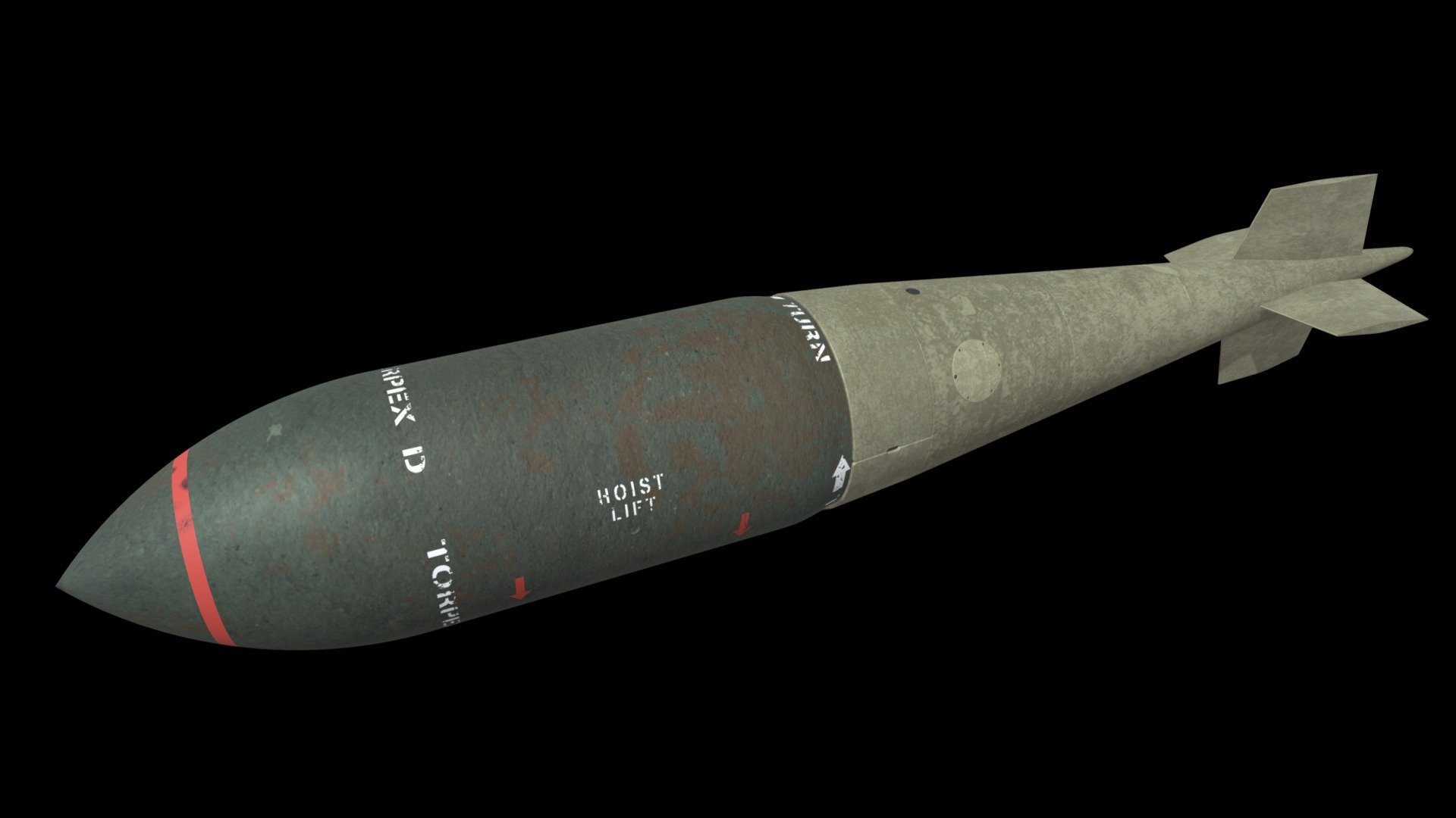 Tallboy-Precision Earthquake Weapon - 3D model by Edgar Brito (@e.brito ...
