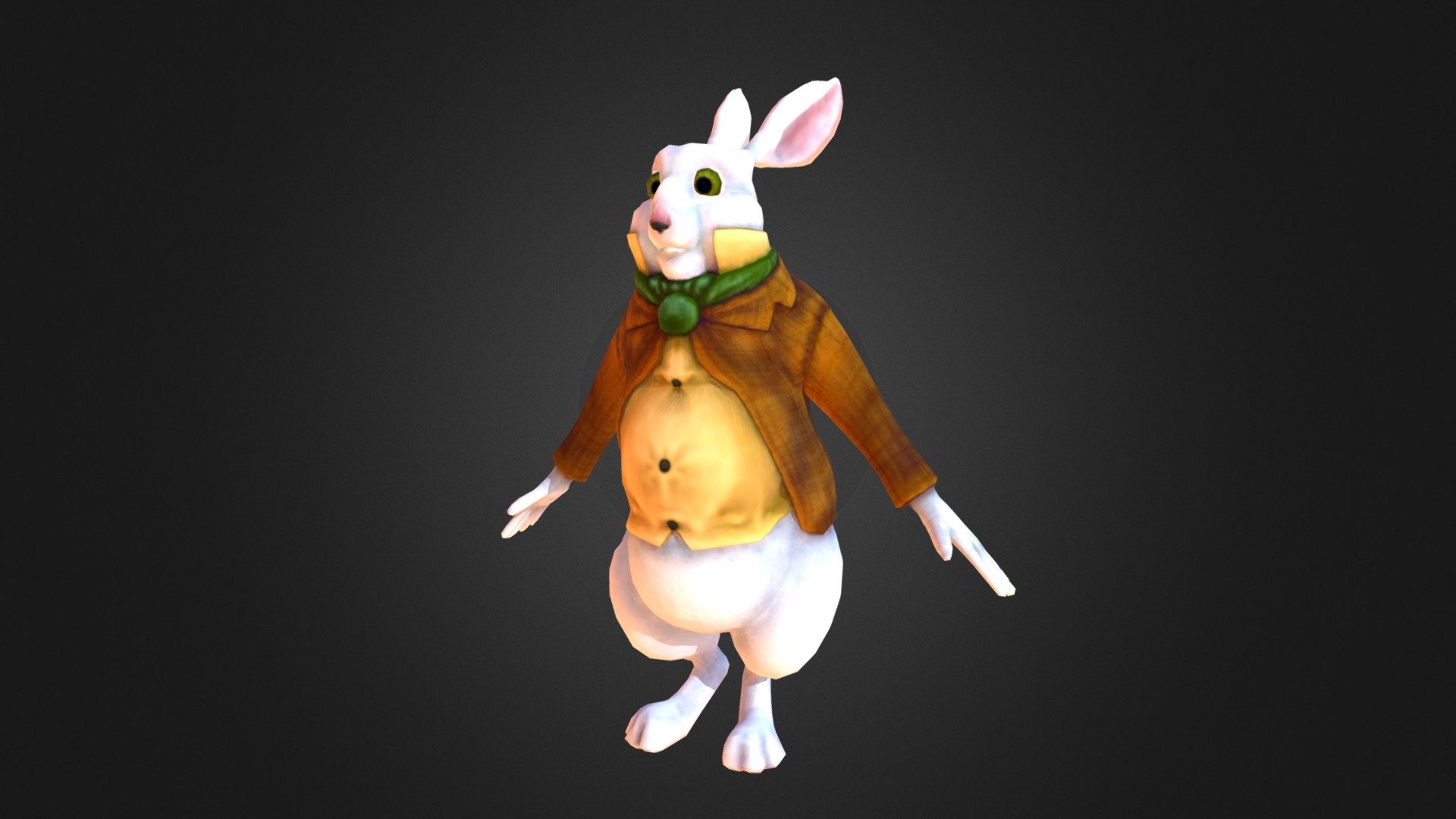 White Rabbit - 3D model by paoletti.lc [bd55023] - Sketchfab
