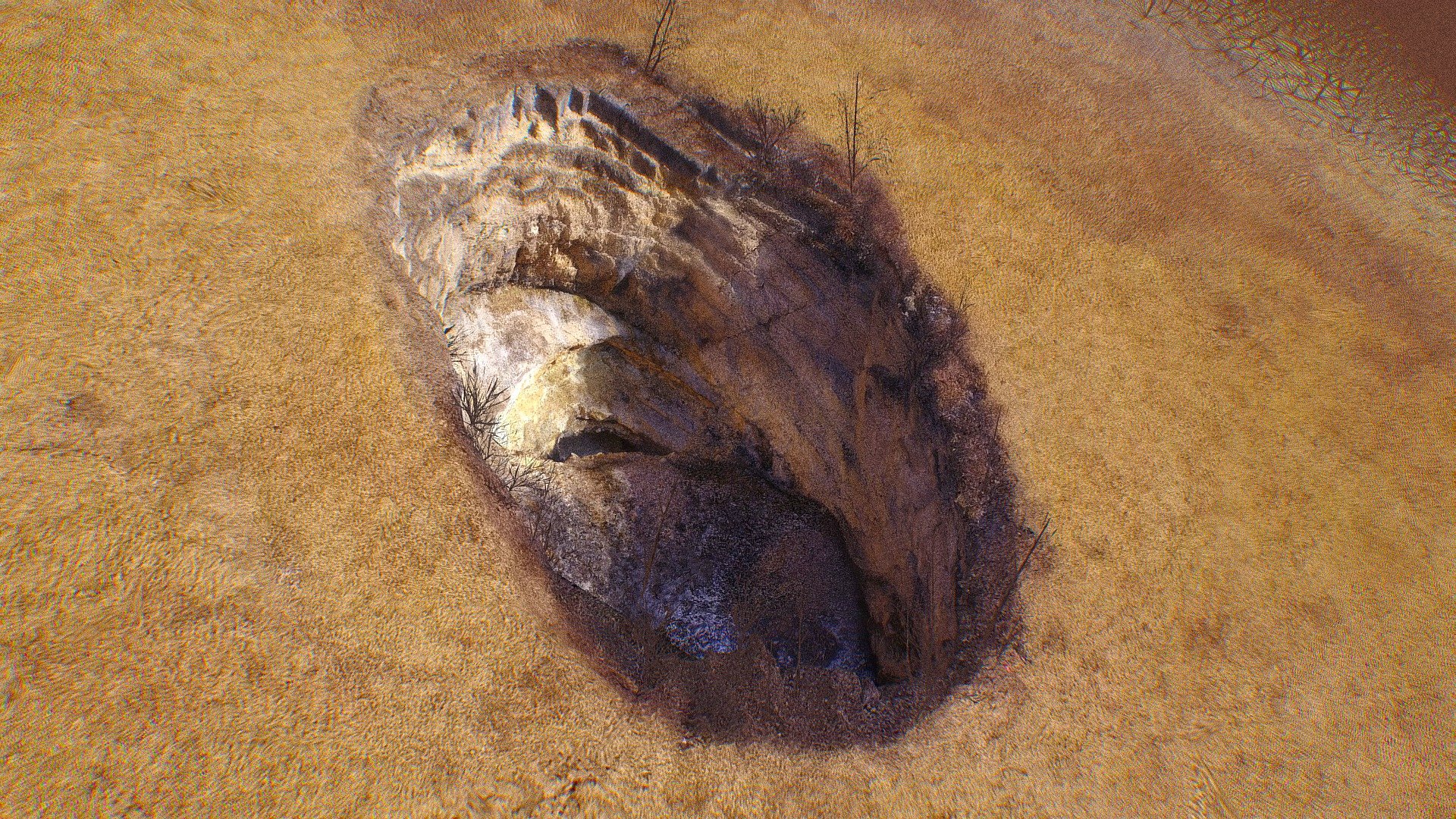 Giant earthen sinkhole | Kabardino-Balkaria - 3D model by 3D SPLOSHNOFF ...