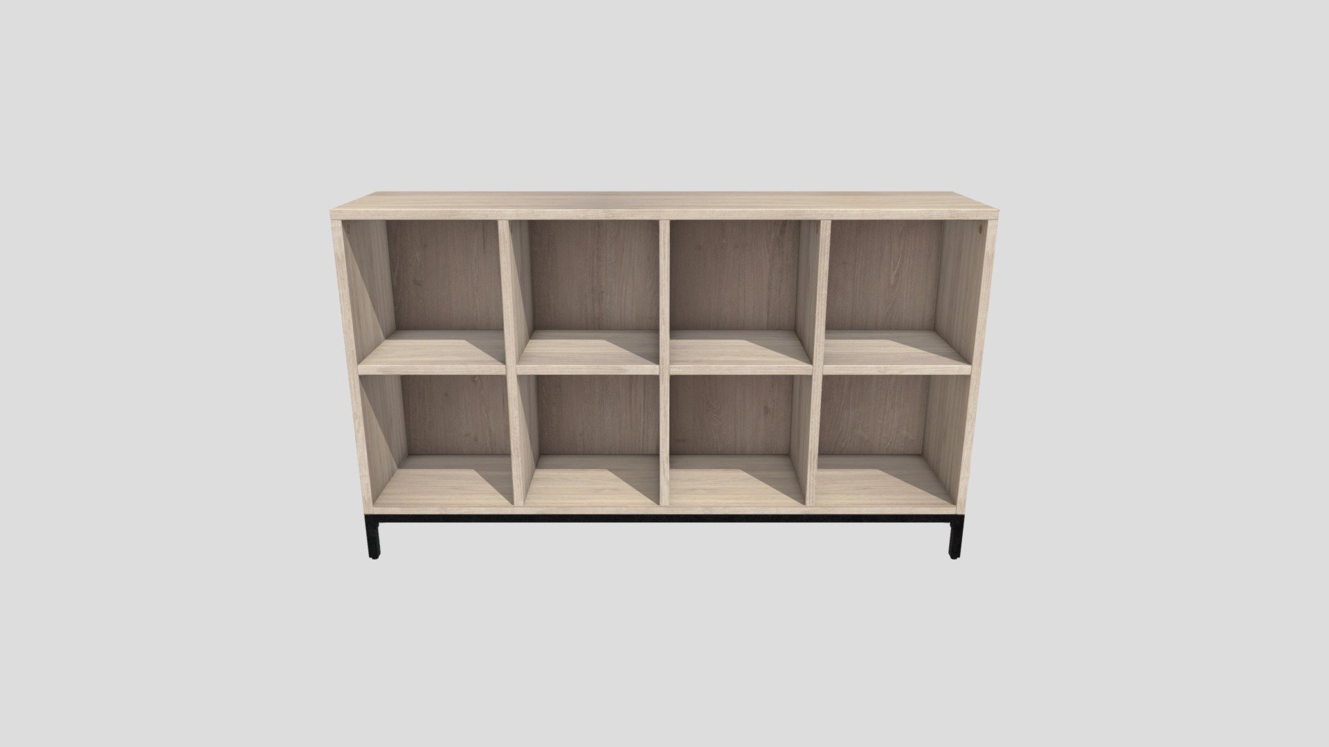 34" Loring 8 Cube Bookcase - Project 62™ - Download Free 3D model by ...
