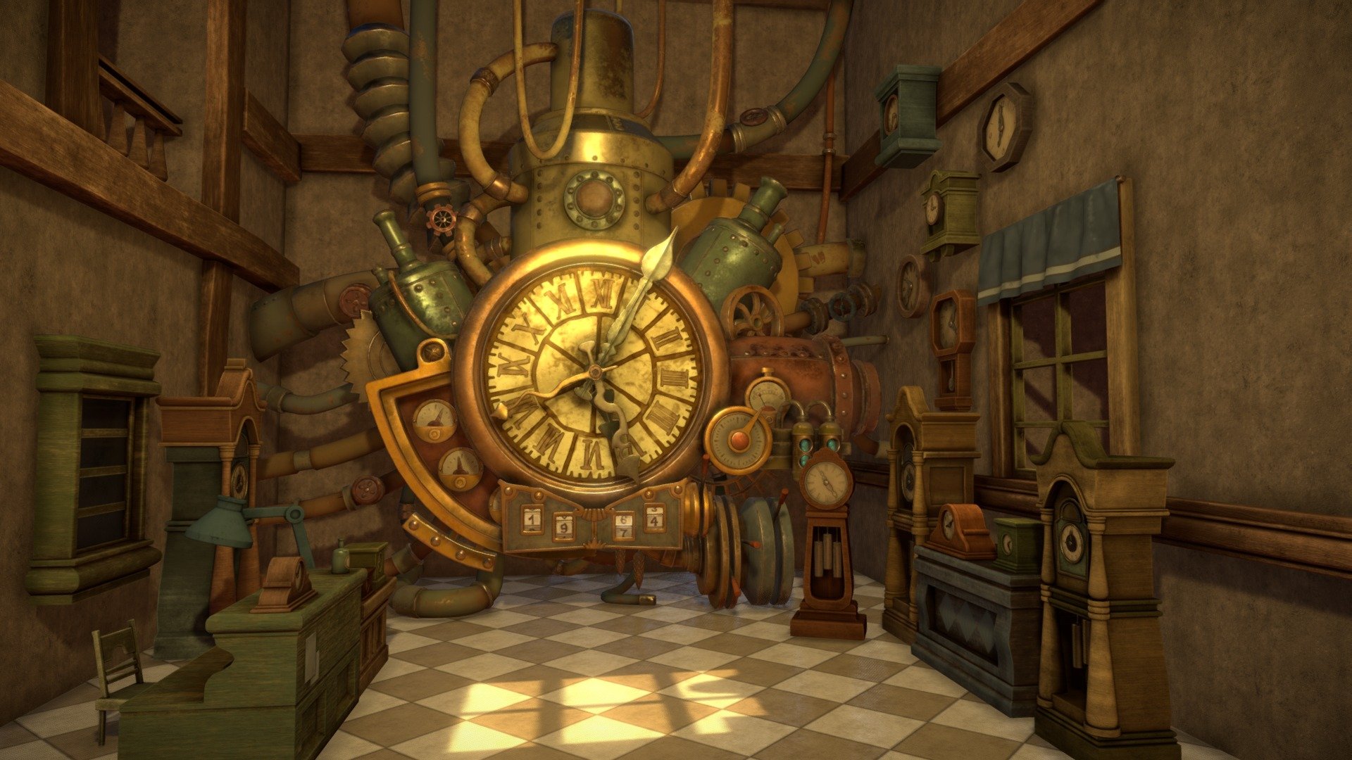 Time Machine - Professor Layton - 3D model by tdepapas [bd58107 ...