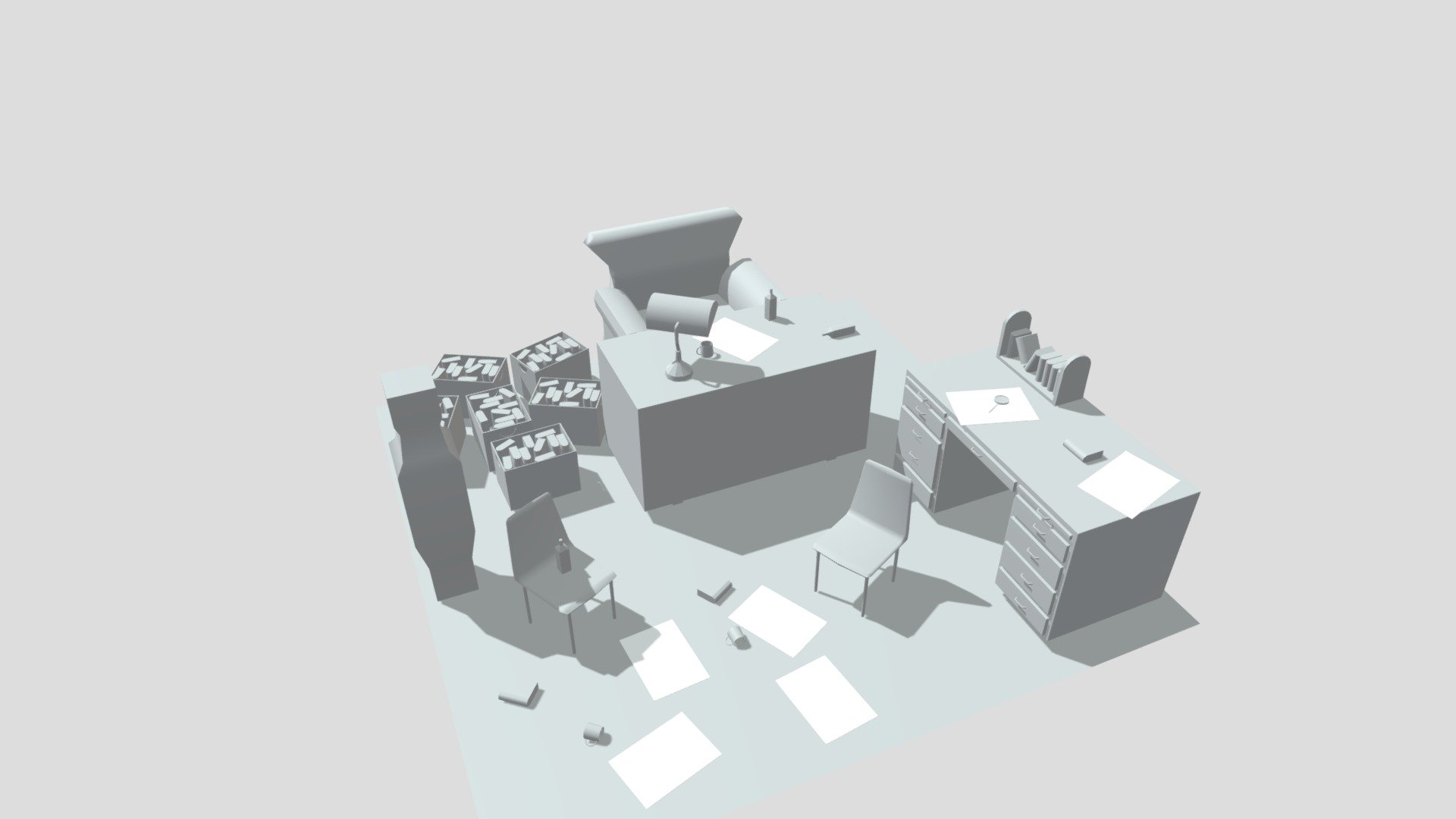 Junwei_detective agency - 3D model by dengjunwei19 [bd5ff73] - Sketchfab