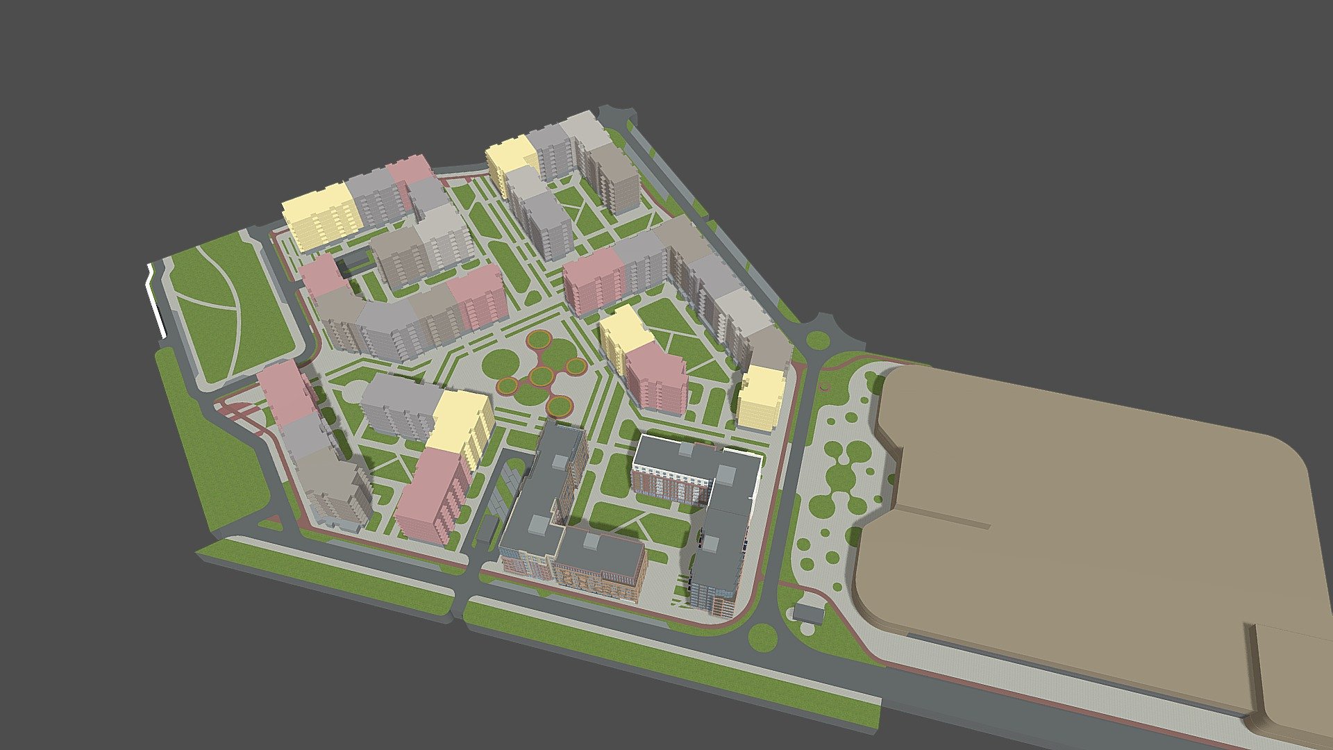 0158_SKN_Lviv_Complex_Facades - 3D model by kucherenko.ivan.m [bd60230 ...