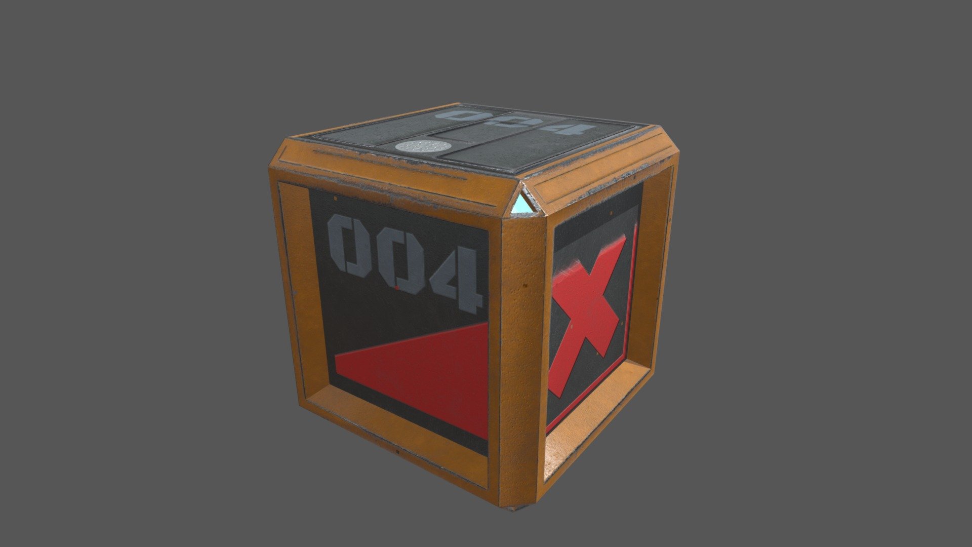 3D futuristic box model - 3D model by carlos.caz [bd603f4] - Sketchfab