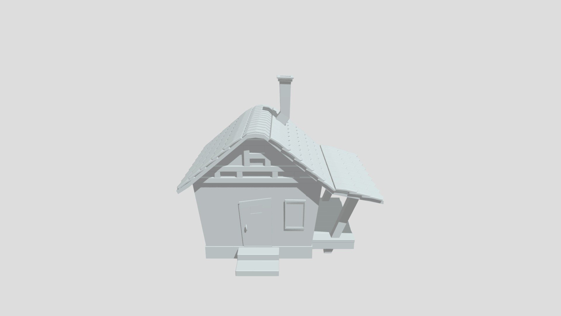 Cartoon House - 3D model by gerrerdni [bd64abd] - Sketchfab